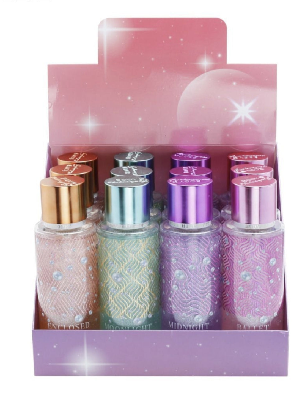 4 Perfume con destellos – yovi cosmeticos por mayor