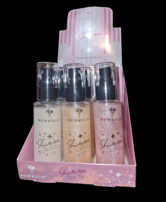 Caja Spray SHIMMER – yovi cosmeticos por mayor